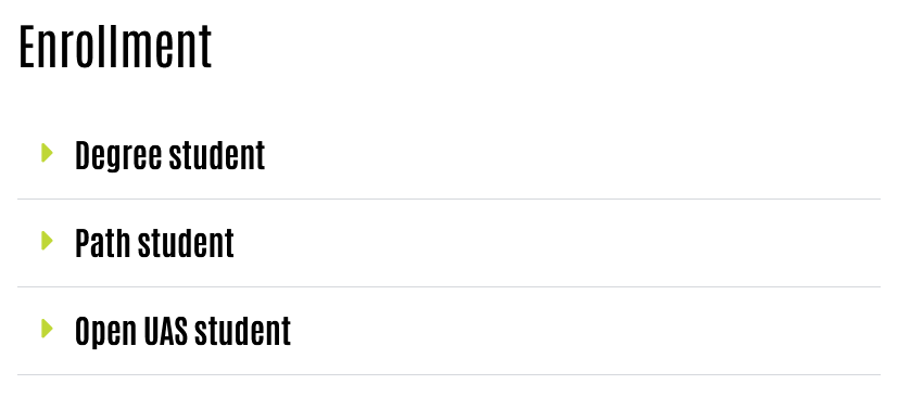 Enrollment for studies – 3AMK